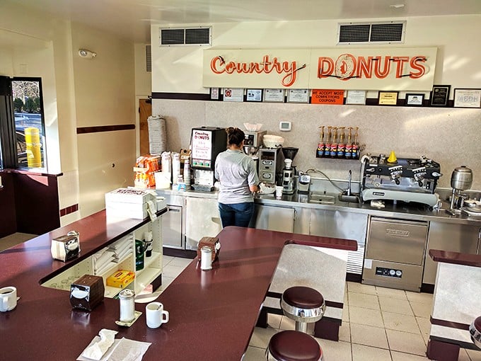 No-frills counter seating where memories are made one swivel stool at a time. The diner aesthetic isn't retro here—it never left.
