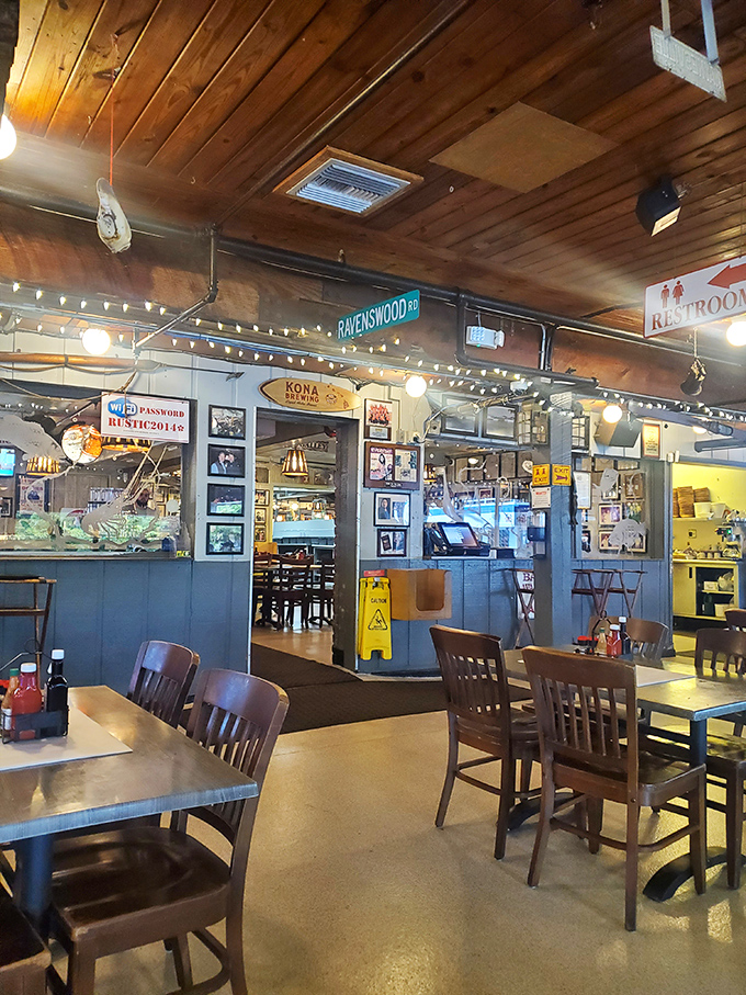 Inside, wooden ceilings and nautical touches create the perfect backdrop for seafood feasting&mdash;casual enough for flip-flops, special enough for celebrations.