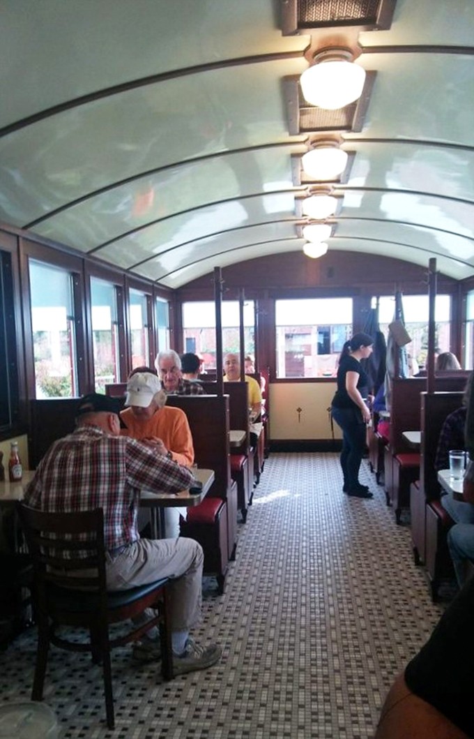 Those curved ceilings and vintage fixtures create the coziest breakfast cocoon you'll ever experience in Buffalo.