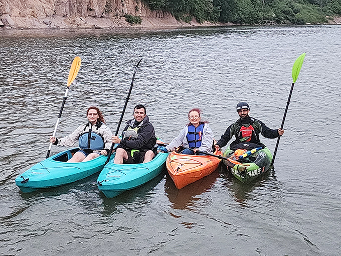 Nothing says "affordable recreation" like kayaking the local waterways, where nature's splendor comes without the premium price tag of coastal adventures.