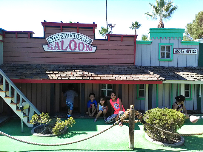 The Sidewinder Saloon offers a taste of the Old West with its charming miniature golf area &ndash; proving entertainment doesn't need to be complicated to be fun.