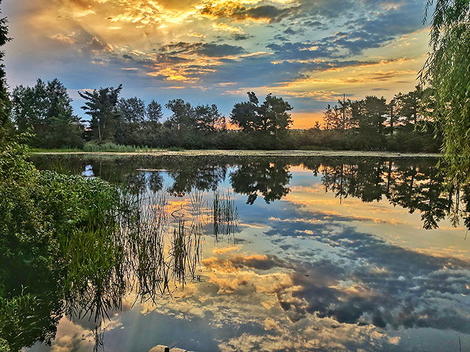 Nature's perfect mirror &ndash; Hayward's lakes create magical sunsets where the sky meets its twin in crystal-clear waters.