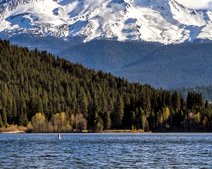 Lake Siskiyou serves up mirror-perfect reflections of Mount Shasta that would make Instagram filters redundant. Nature showing off without even trying.