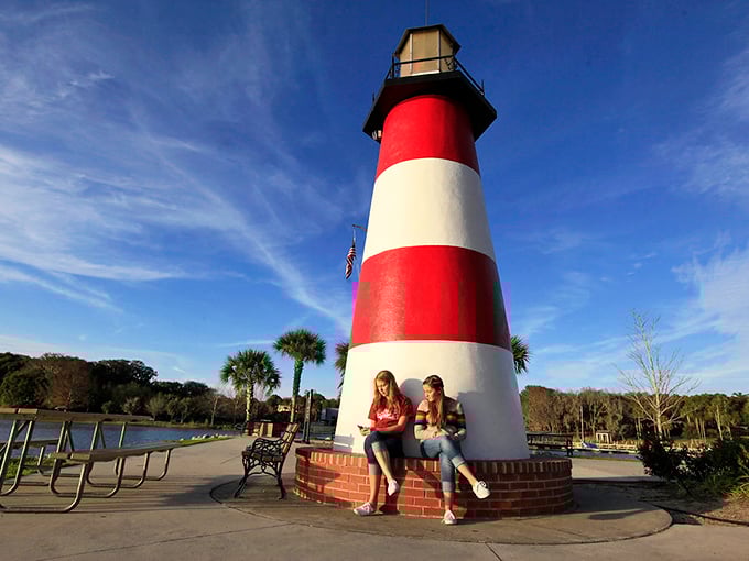 Mount Dora's lighthouse stands as a cheerful maritime beacon&mdash;despite being hours from the ocean. Florida's quirkiest landmark might just be its most photogenic.