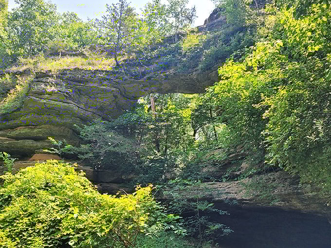 Nature's own architectural masterpiece. This 60-foot sandstone arch has been patiently waiting for your visit for, oh, just a few million years.