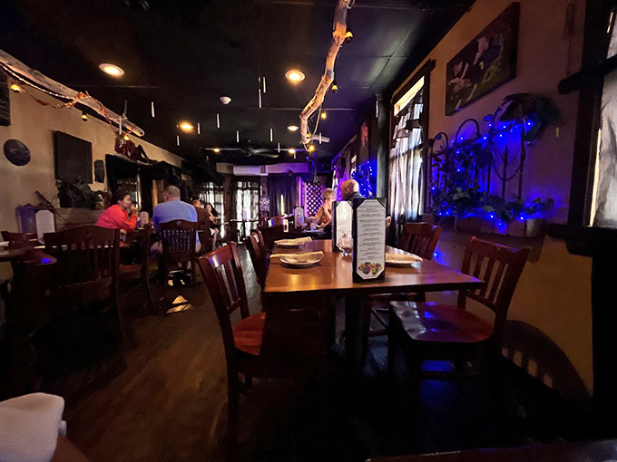 Step inside and the blue-lit ambiance transports you straight to New Orleans. This isn't just dinner&mdash;it's a mini vacation without the TSA pat-down.