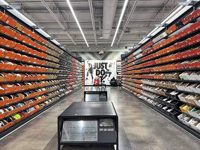 Nike's sneaker wall is the Sistine Chapel of footwear&mdash;a color-coordinated monument to human achievement where even non-runners contemplate taking up jogging.