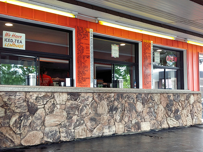 The classic walk-up windows with their hand-lettered menus promise simple pleasures delivered with no-nonsense Midwestern efficiency.