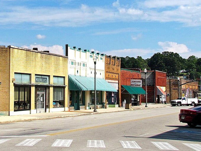 Colorful storefronts line Rockwood's main street, each one housing local businesses where the owners likely know your name by your second visit.