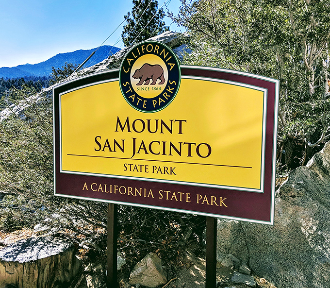 A California State Park since 1964. Some signs just promise adventure. This yellow beacon is basically saying, "Epic views and memories ahead!"