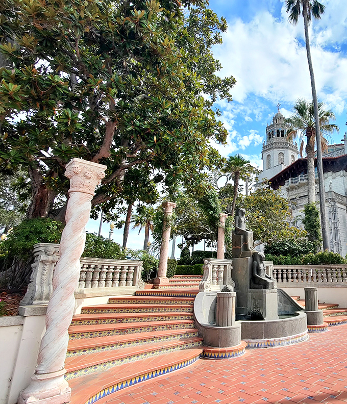 Spiral columns and ornate staircases lead visitors upward&mdash;both literally and metaphorically&mdash;into a world where no expense was spared and imagination knew no bounds.