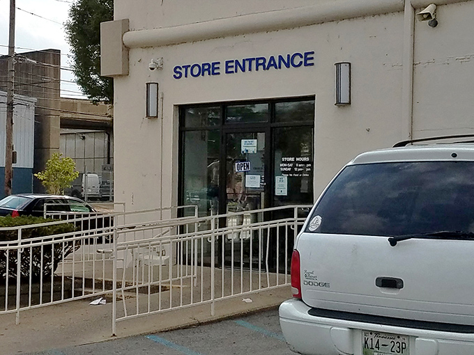 "STORE ENTRANCE" &ndash; two simple words that might as well say "ABANDON ALL BUDGETARY RESTRAINT, YE WHO ENTER HERE."