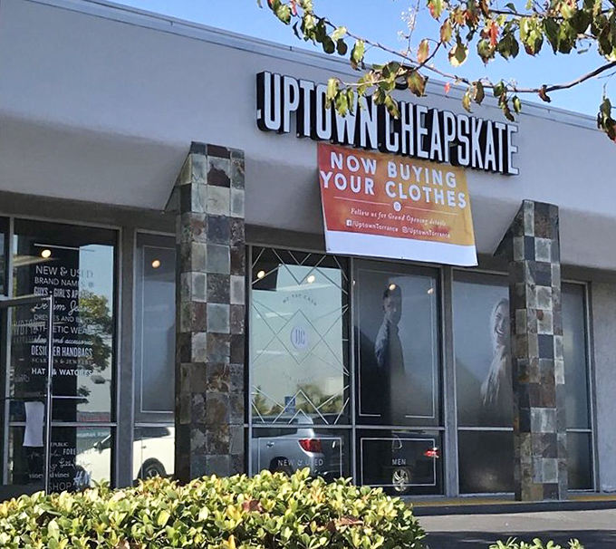 "Now Buying Your Clothes" isn't just a sign—it's an invitation to participate in fashion's most sustainable circle of life.