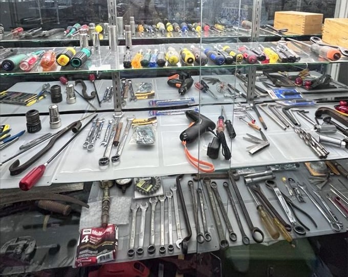 Tool heaven for the DIY dreamer! Vintage wrenches and screwdrivers with stories to tell, waiting for their second act in someone's garage.