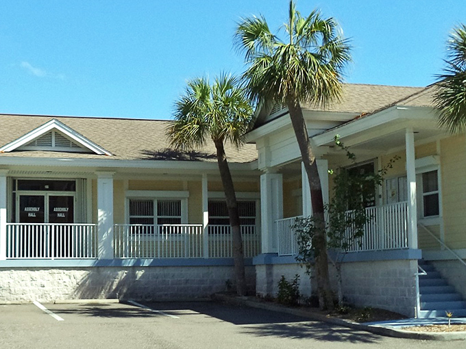 The Town Hall stands as a charming reminder that small-town governance still exists in Florida. No skyscrapers of bureaucracy here&mdash;just palm trees and community spirit.