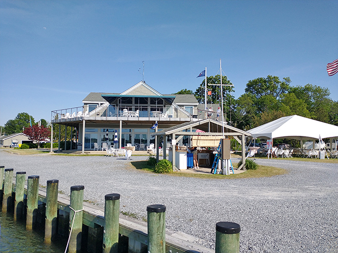 The Tred Avon Yacht Club offers waterfront relaxation that makes you wonder why you ever thought city living was a good idea.