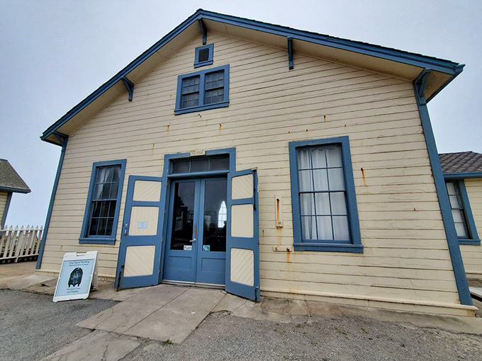 This charming butter-yellow building houses the visitor center, where maritime history comes alive without the stuffiness of formal museums.