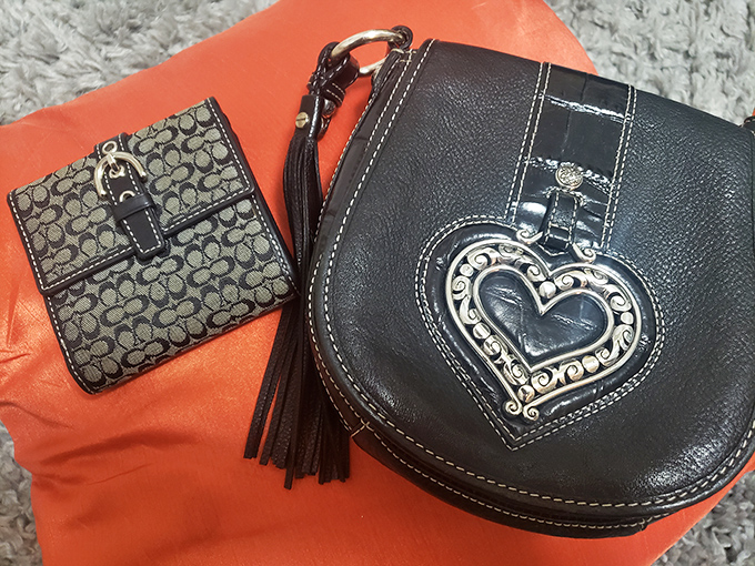 Designer dreams at bargain basement prices. That Coach wallet and heart-adorned purse cost less than your fancy dinner last weekend.