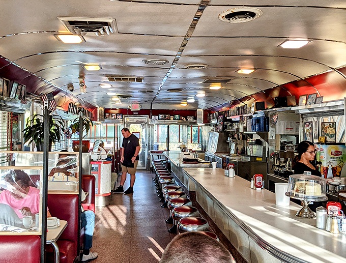 Step inside and time travel back to when conversations happened face-to-face and calories weren't counted. Classic diner perfection awaits.