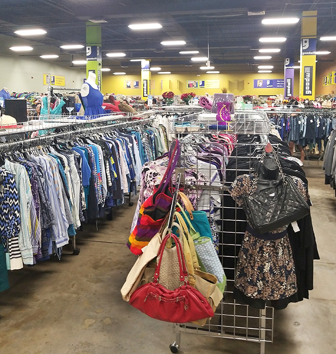 Racks upon racks of possibility&mdash;where your next favorite outfit is hiding between someone else's fashion regrets.