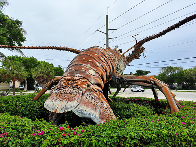 From this angle, Betsy looks ready to scuttle across the highway. Those impressive antennae could probably pick up HBO without a subscription.