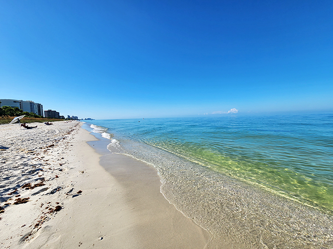 That moment when the water is so clear you can't tell where the Gulf ends and heaven begins. Naples beaches don't show off&mdash;they don't have to.