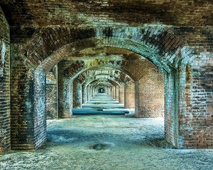 Sixteen million bricks later, Fort Jefferson stands as America's largest coastal fortress, its walls telling stories that would make Ken Burns reach for his camera.