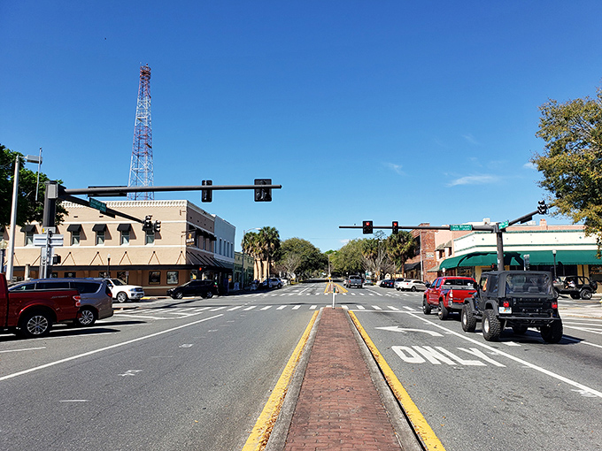 Brick-paved streets and wide intersections give Dade City's downtown that rare quality modern urban planners keep trying to recreate: actual breathing room.