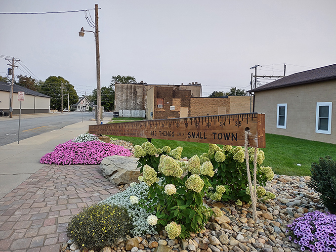 Main Street USA, but with a twist &ndash; those brick beauties have stories taller than their facades suggest.