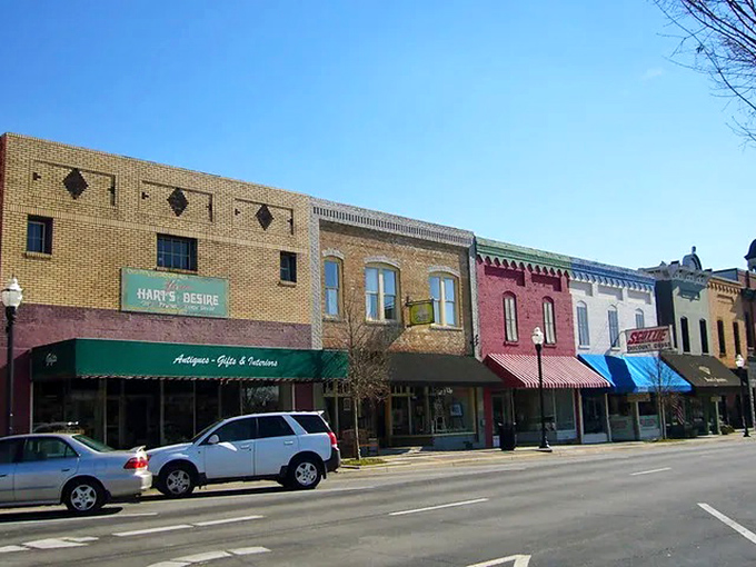Downtown Hartwell proves that colorful storefronts and small-town charm never really went out of style.