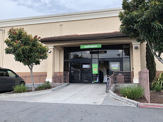 The entrance beckons like a portal to another dimension—one where your wallet stays fat and your home gets fabulous.