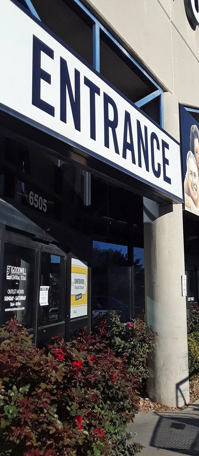 "ENTRANCE" isn't just a sign&mdash;it's a portal to possibility. The threshold between ordinary shopping and extraordinary adventure awaits.