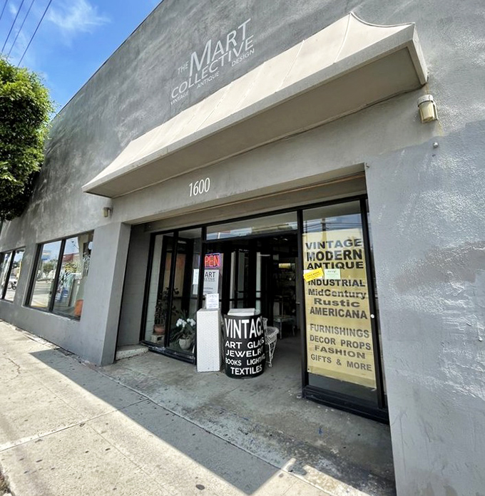 Step through these doors and suddenly you're Alice tumbling down a rabbit hole of vintage treasures and mid-century marvels. 