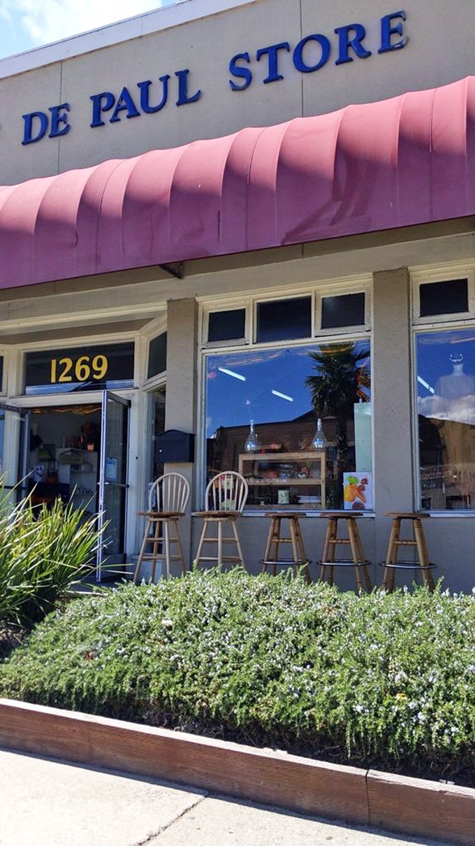 That pink awning isn't just for show&mdash;it's the universal signal for "abandon your shopping budget, all ye who enter here."