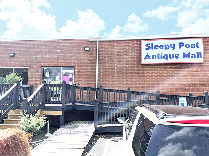 That iconic blue sign promises adventure ahead. It's the retail equivalent of "Once upon a time..." &ndash; you know something magical awaits.