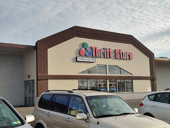 Another angle of retail paradise, where parking is plentiful and possibilities are endless inside those welcoming doors.