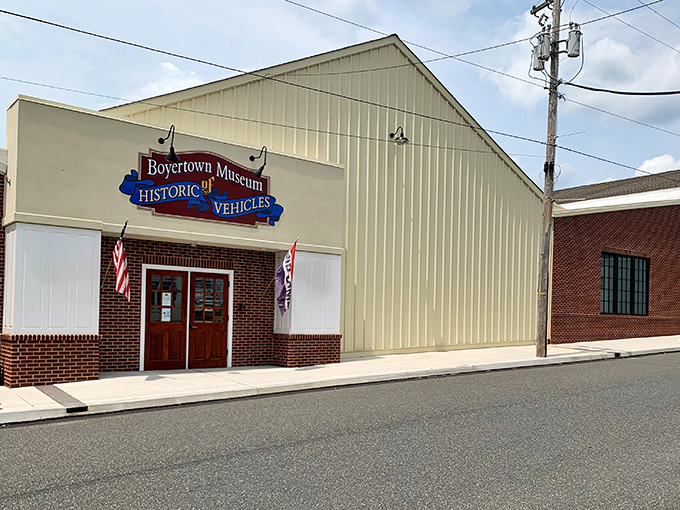 The museum's unassuming exterior belies the treasure trove of automotive history inside&mdash;like finding a Ferrari engine in your grandmother's Buick.