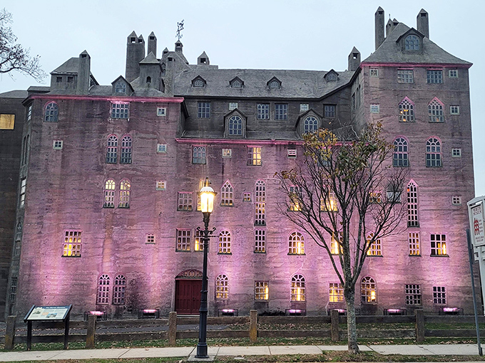 At twilight, the castle transforms into something magical&mdash;like Hogwarts' practical-minded American cousin who decided to specialize in antique tools instead of spells. 