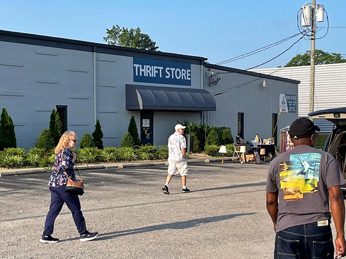 Shoppers make their pilgrimage to the thrift store temple, drawn by the siren song of incredible deals and one-of-a-kind finds.