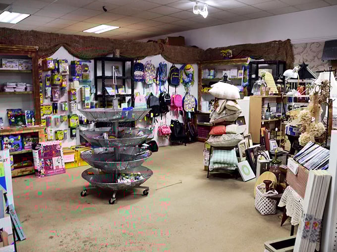 Navigating these aisles feels like exploring your eccentric aunt's attic, if your aunt collected everything from toys to trinkets with methodical abandon.