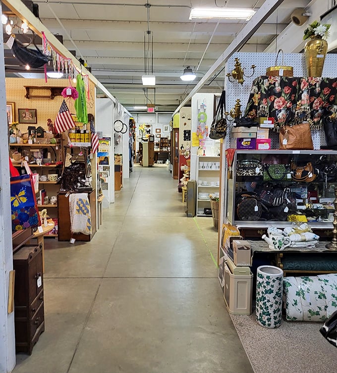 Aisles that seem to stretch into infinity, each one a portal to different decades. The treasure hunt begins with your first step.