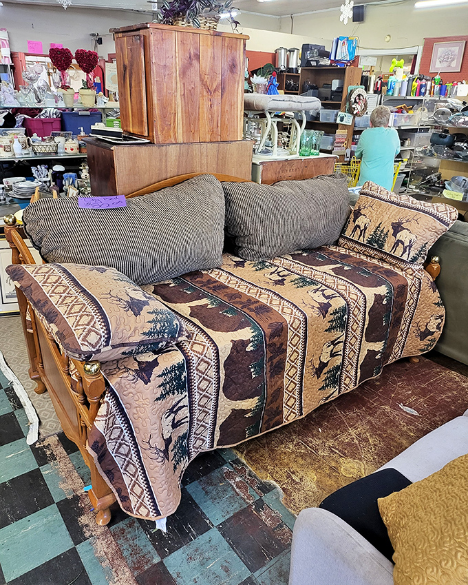 Where one person's "I don't need this anymore" becomes another's "I've been looking everywhere for this!" The organized chaos of thrifting at its finest.