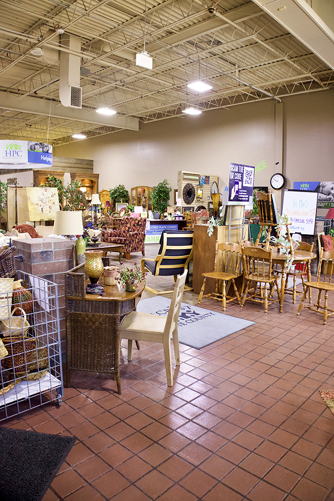 A wonderland of pre-loved furniture awaits, where every chair has a story and every lamp is just waiting for its "forever home." 