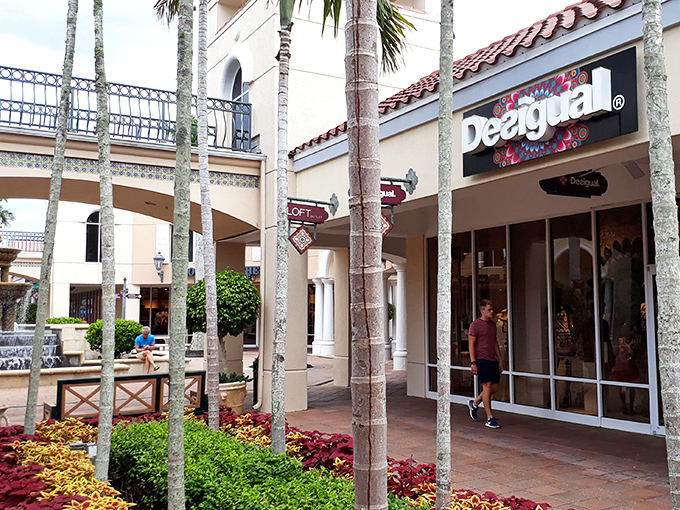 Designer storefronts line the immaculate walkways, where every corner promises treasure hunts disguised as shopping excursions.