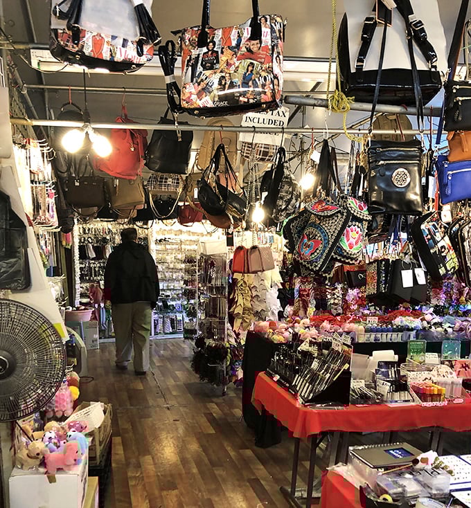 Vendors spread their wares across endless aisles where every turn promises another delightful discovery.