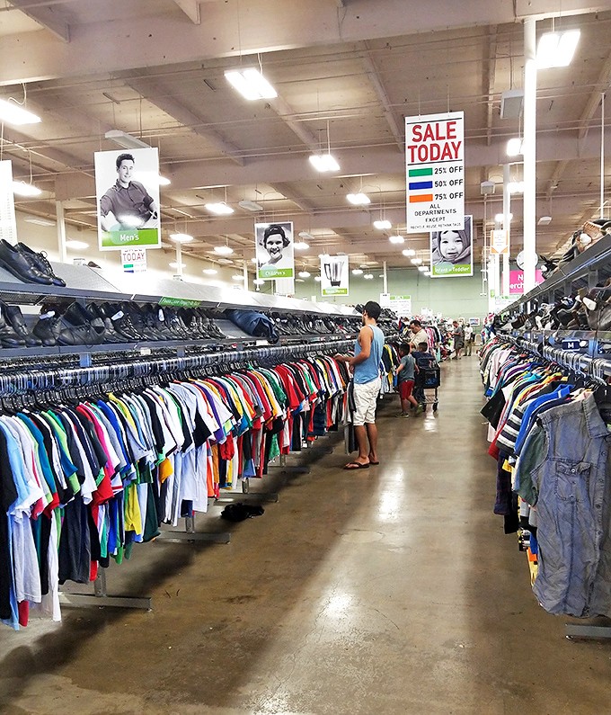 A rainbow of possibilities stretches to the horizon. This isn't just shopping; it's a treasure hunt where patience pays dividends.