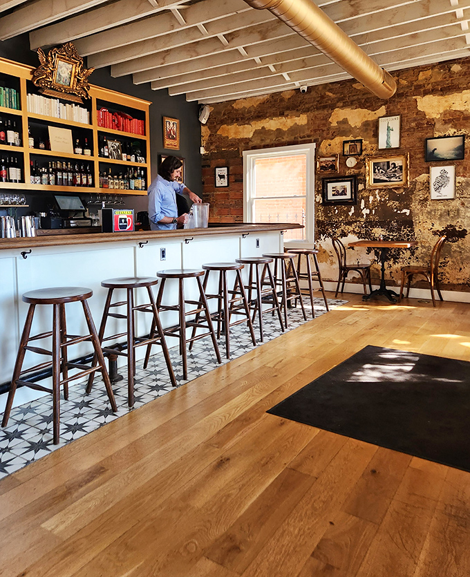 Step inside to discover the perfect marriage of rustic and refined &ndash; exposed brick walls tell stories while wooden beams and Edison bulbs create instant comfort.