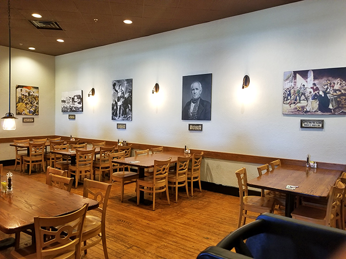 Historical photos line the walls, giving diners a taste of Texas heritage while they wait for the real star &ndash; what's about to arrive on their plates.