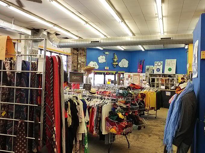 Stepping inside feels like entering a parallel universe where yesterday's fashion finds new life and your grandmother's style is suddenly cool again.