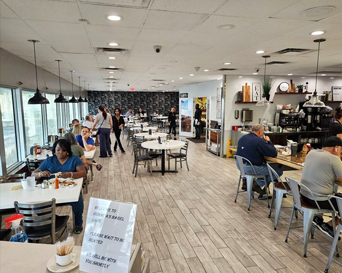 Inside, the bustling dining room hums with conversation and clinking plates&mdash;the universal soundtrack of a beloved neighborhood institution.